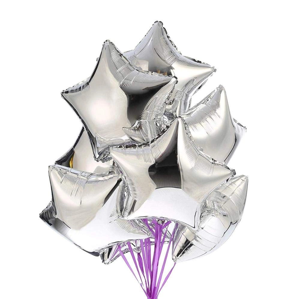 Buy Silver Star Foil Balloon Online From