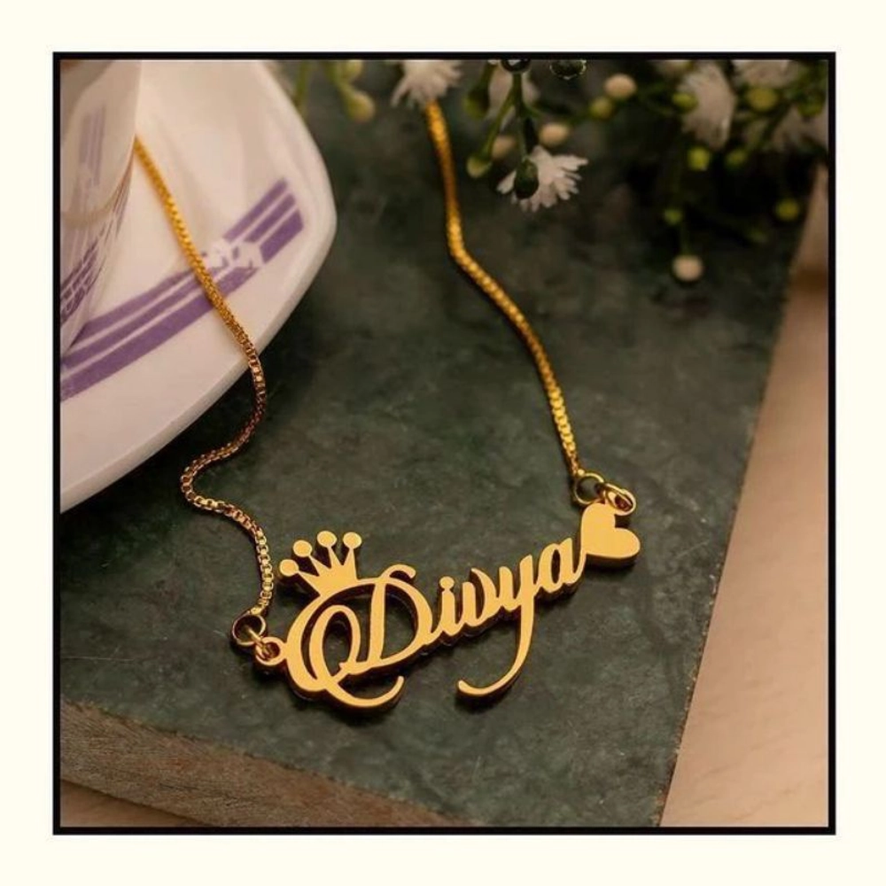 Divya name necklace store