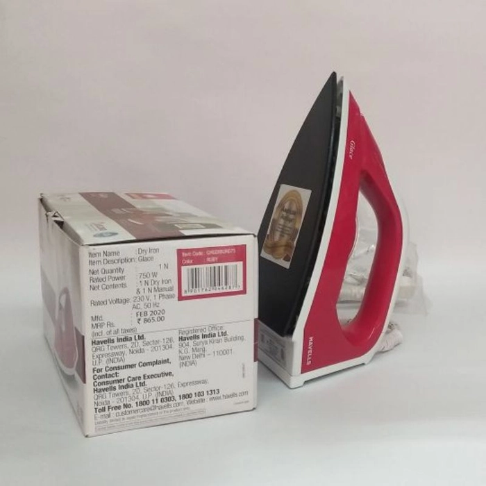 Buy Havells Dry Iron Glace online from SV Kitchen Appliances Steel Palace