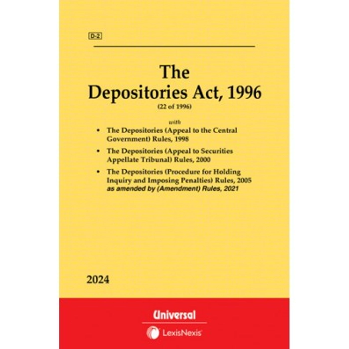 Depositories Act 1996 Along With Rules 1998 Bare Act Universal